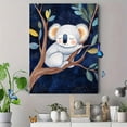 Cute Sleeping Koala Canvas Print/Wall Art， Suitable for Bedroom Decor ...