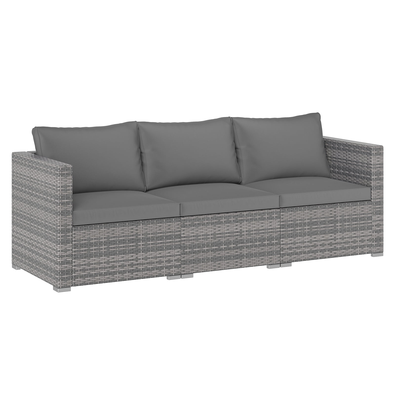 Click here for Gymax Set Of 3 Patio Sectional Sofa Set Pe Rattan... prices
