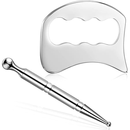 HEIBINStainless Steel Deep Tissue Massage Tool Manual Acupuncture Pen ...