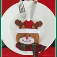 Christmas Snowman Tableware Holder,Silverware Holder Pockets Set for ...