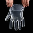 Disposable Plastic Gloves Transparent Waterproof Gloves for Kitchen ...