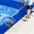 Ornem Heavy Duty Plastic Pool Skimmer, Fine Mesh Net & Leaf Rake ...