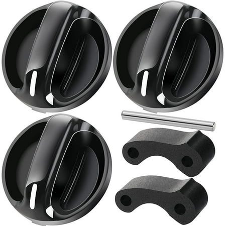 Compuye 3 Pieces Climate Control Knobs Dial Replacement Car Ac Knob Air ...