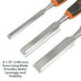 Buck Bros. 74730 3 Piece Comfort Grip Wood Chisel Set - Walmart.com