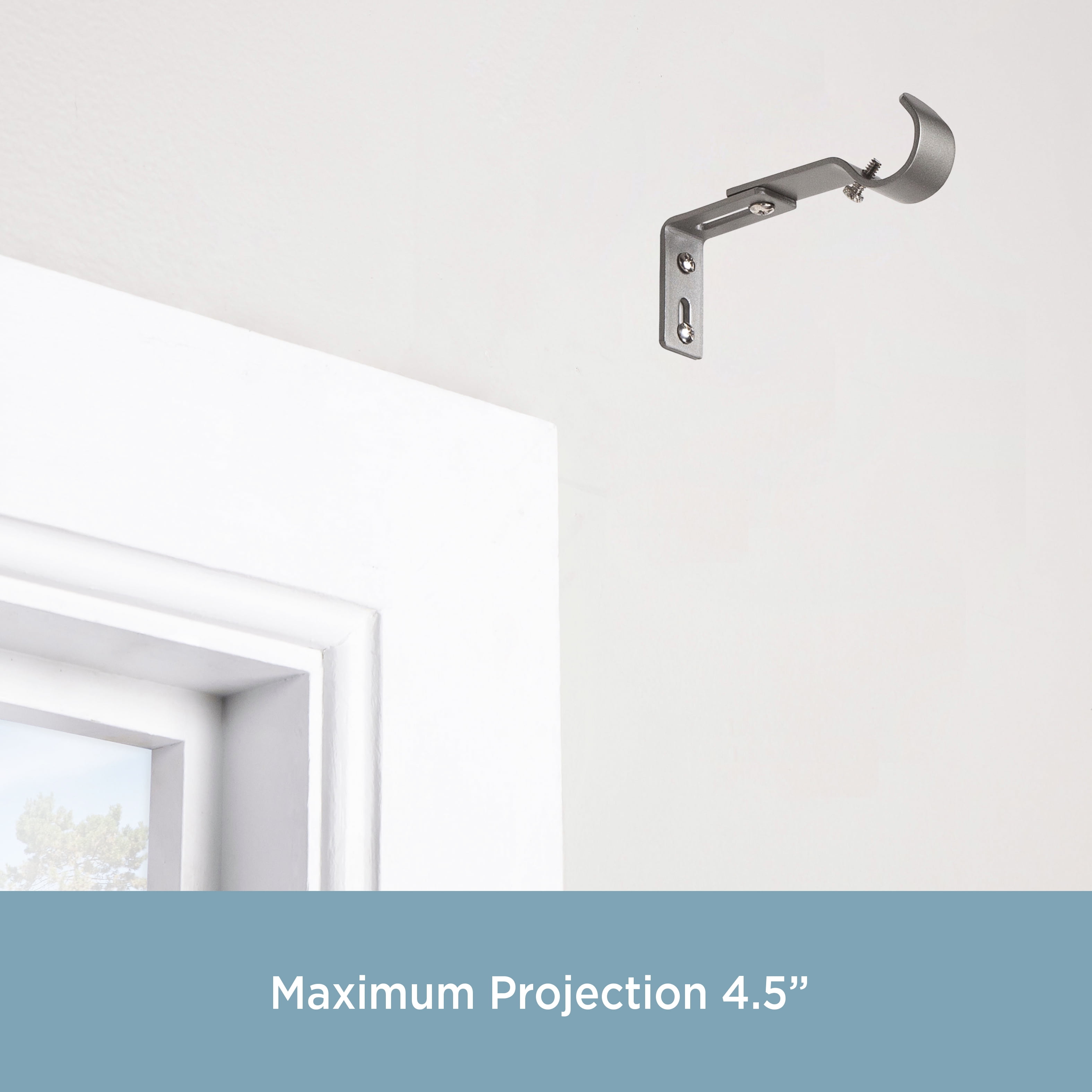 Curtain Rod Wall Extender Brackets Amazon.com: IHRDNNR Curtain Rod