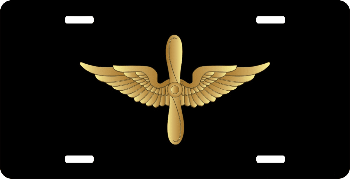 Army Aviation Corps Insignia License Plate - Walmart.com
