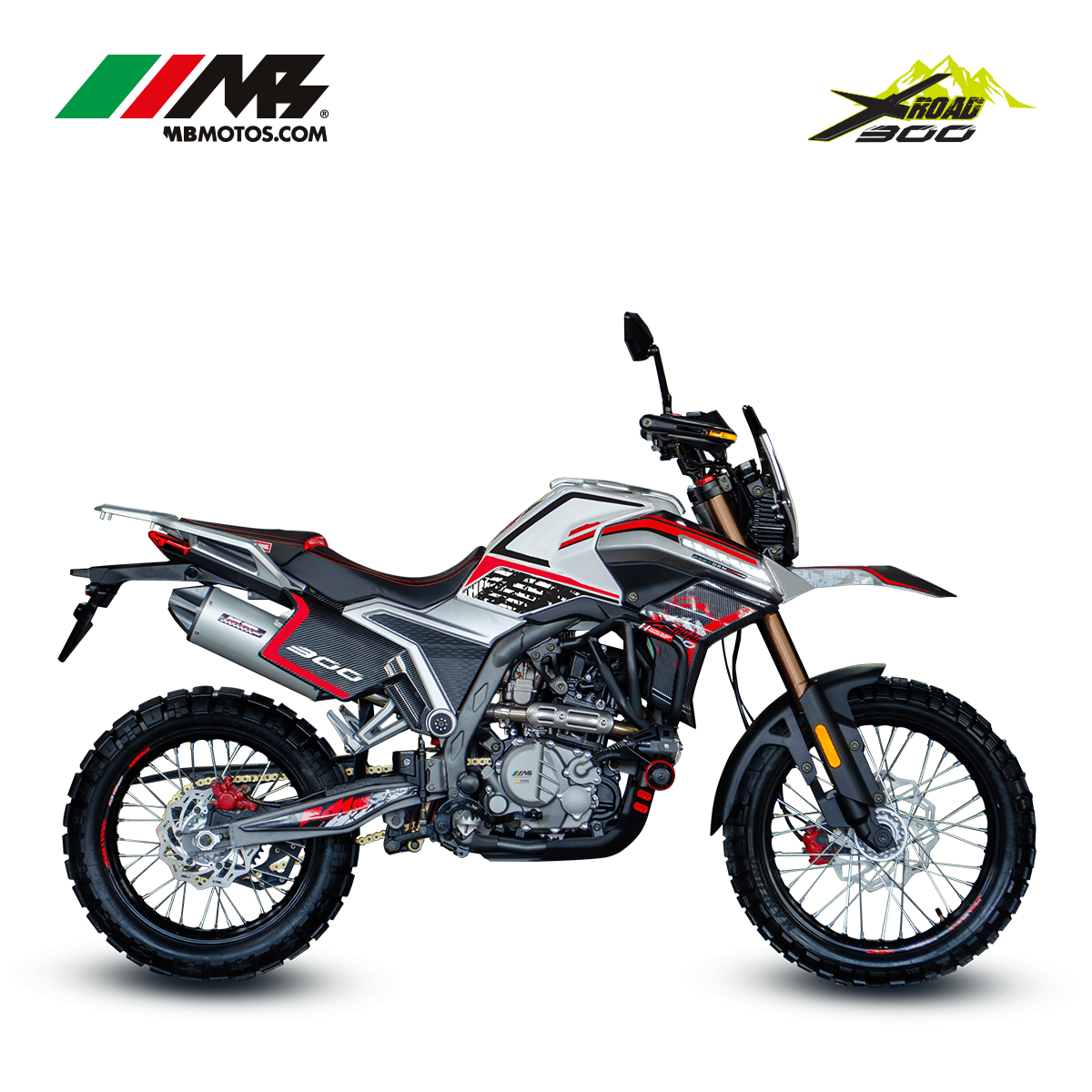 Motocicleta Doble Proposito MB Motos XROAD 300cc Rojo 2025 | Walmart en ...