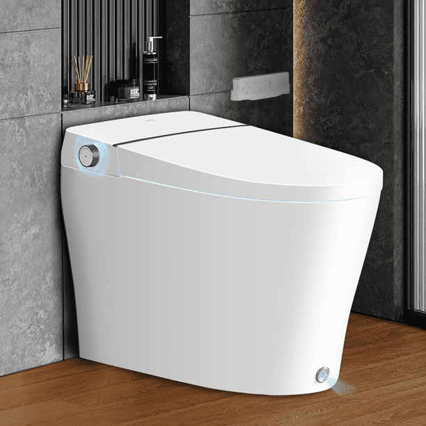 Smart Toilet with Built in Tank, Auto Open/Close,Blackout can Flush ...