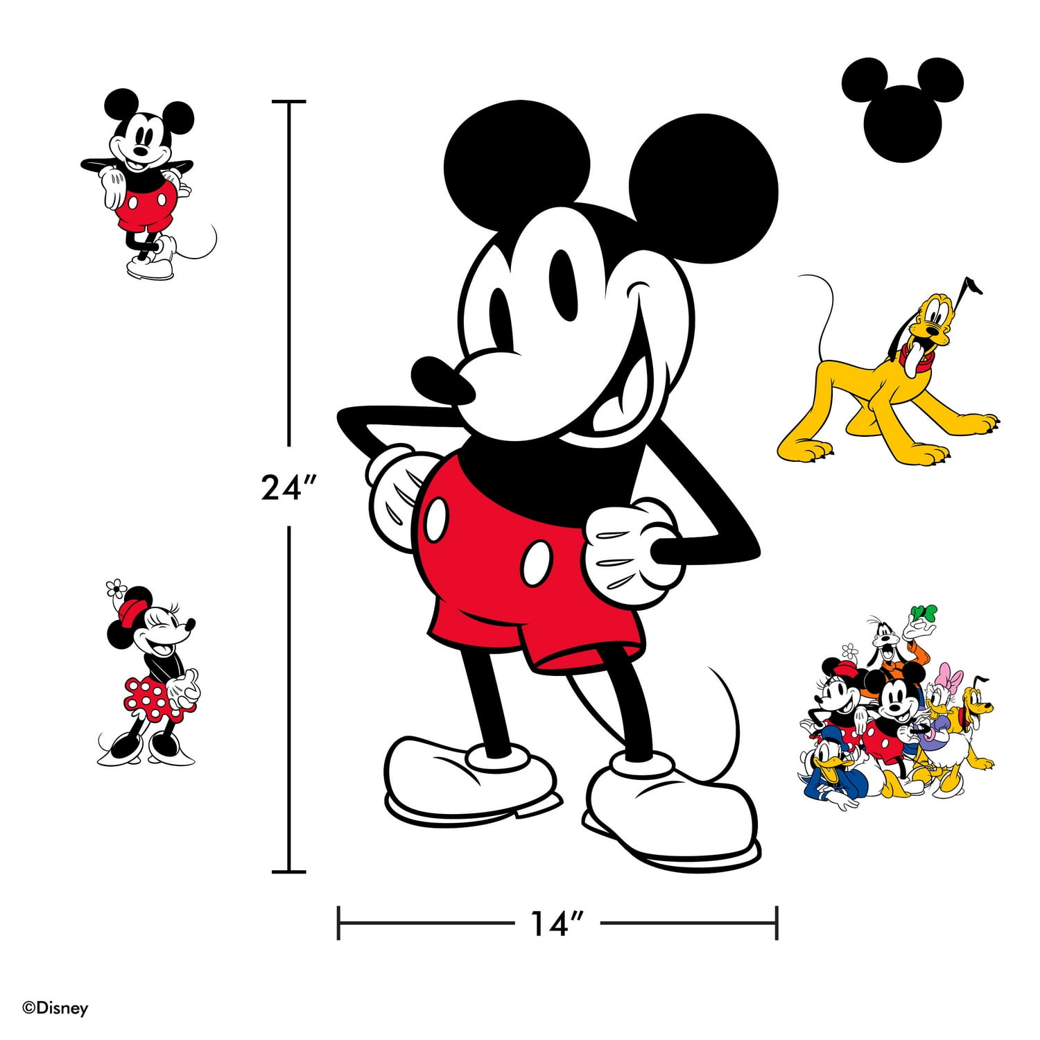 Mickey Mouse Stencil