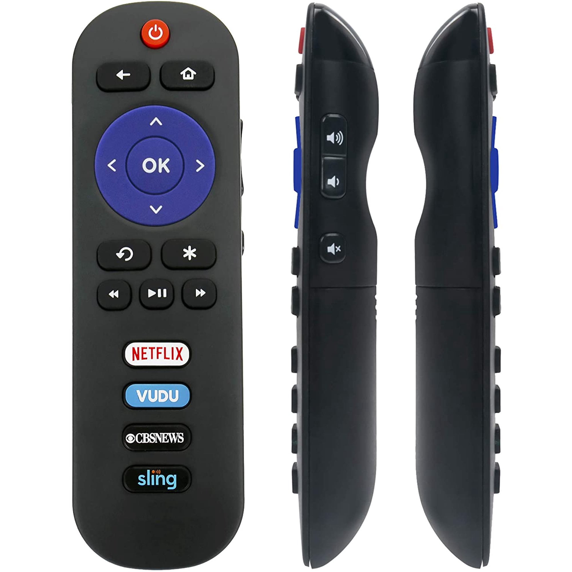 RC280 Remote Control for Roku TCL RC280 Smart TVs w/ Full Access to ...