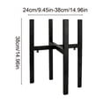 Indoor Plant Stand Adjustable Height Telescopic Stainless Steel Flower ...