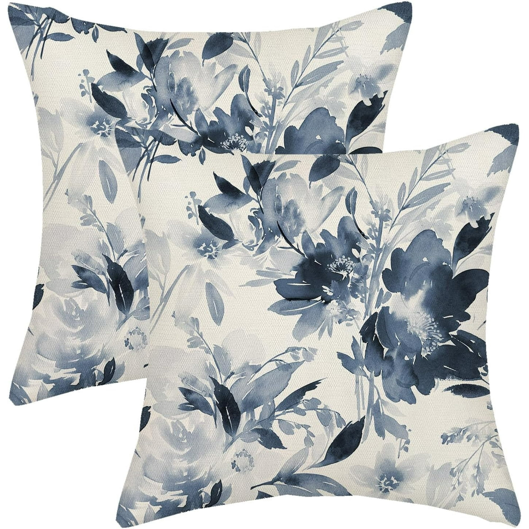 Click here for Uolnehwe Spring Flower Pillow Covers 16x16 Waterco... prices