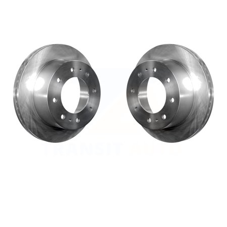 Rear Disc Brake Rotors Pair For Chevrolet Silverado 2500 HD GMC Sierra ...