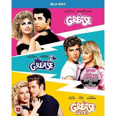 Grease (40th Anniversary Edition) (Blu-ray + DVD + Digital Copy ...