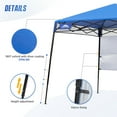 EAGLE PEAK 8'x8' Easy Setup Slant Leg Instant Shelter Canopy Tent with ...