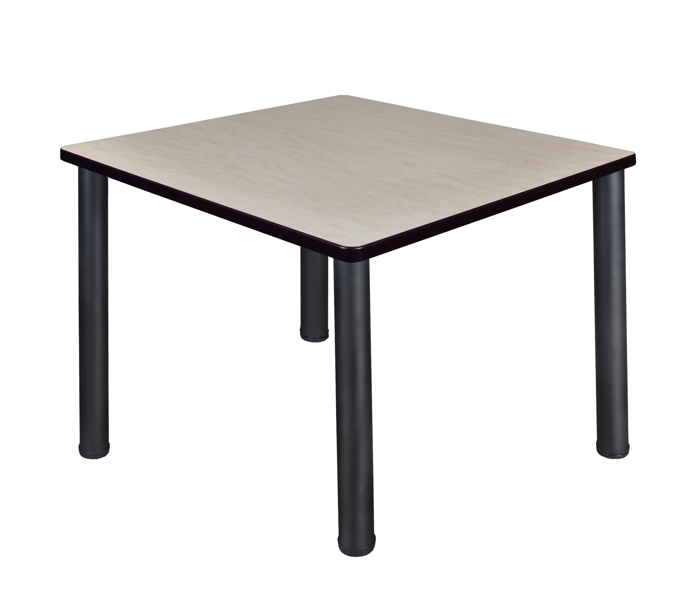 Regency 36" Square Table with Black Post Legs - Walmart.com - Walmart.com