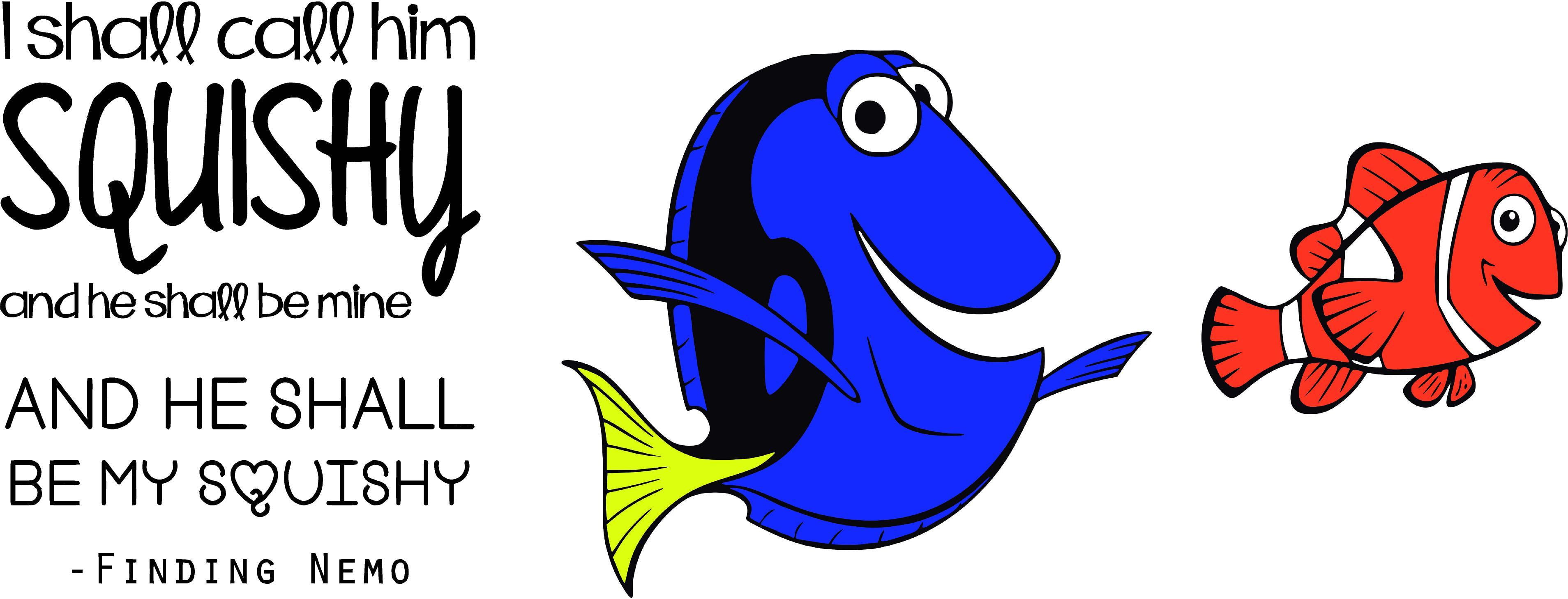 Finding Nemo Dory Squishy