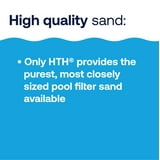HTH Pool Filter Sand, 50 lbs, Efficient, Clear Water for Swimming Pools ...
