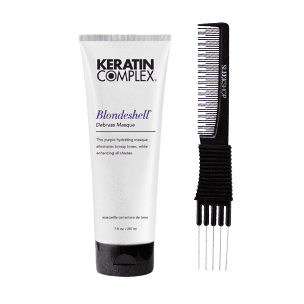 Keratin Complex Blondeshell Debrass Masque (7 oz) with SLEEKSHOP ...