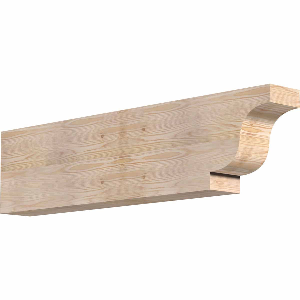 5 1/2"W x 12"H x 48"L Newport Smooth Rafter Tail, Douglas Fir - Walmart.com