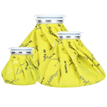 BYXAS Ice Pack for Injuries Reusable, Ice Bags Hot Water Bag for Hot ...