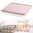 4Pcs Egg Storage Container with Lid Stackable Plastic Egg Holder for ...