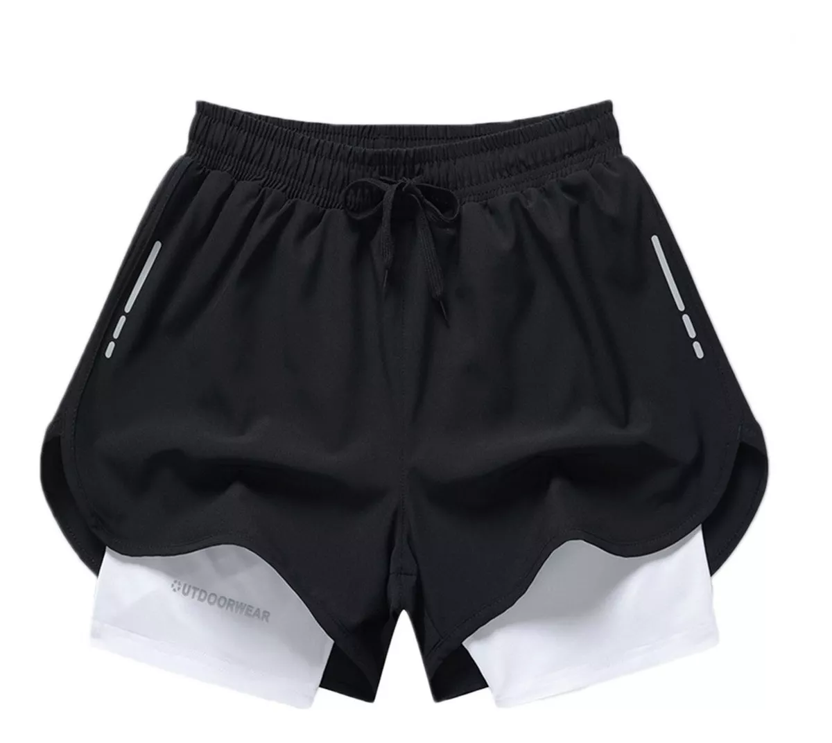 Gimnasio Short Con Licra Deportiva 2 En 1 Hombre Correr | Walmart en línea