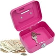 SkyAuks Small Safe with Key, Locking Money Box with Slot, Sturdy Steel ...