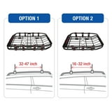 Tyger Auto TG-RK1B906B Super Duty Roof Cargo Basket (L 68" x W 41" x H ...