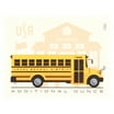 USPS School Bus Postage Stamps for Mailing, First Class, Additional ...
