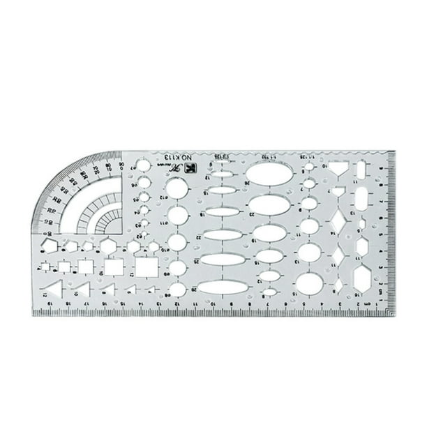 tredstone Transparent Ruler Scale Portable Rulers Multi-functional ...