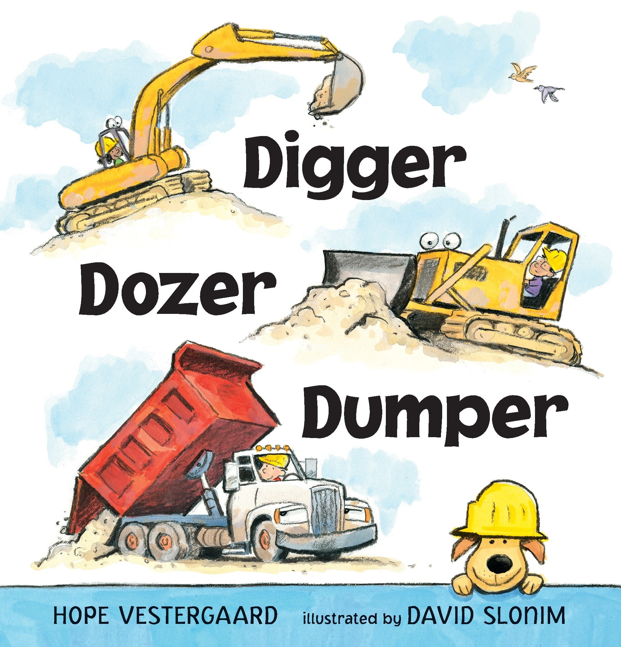 Digger, Dozer, Dumper (Board Book) - Walmart.com