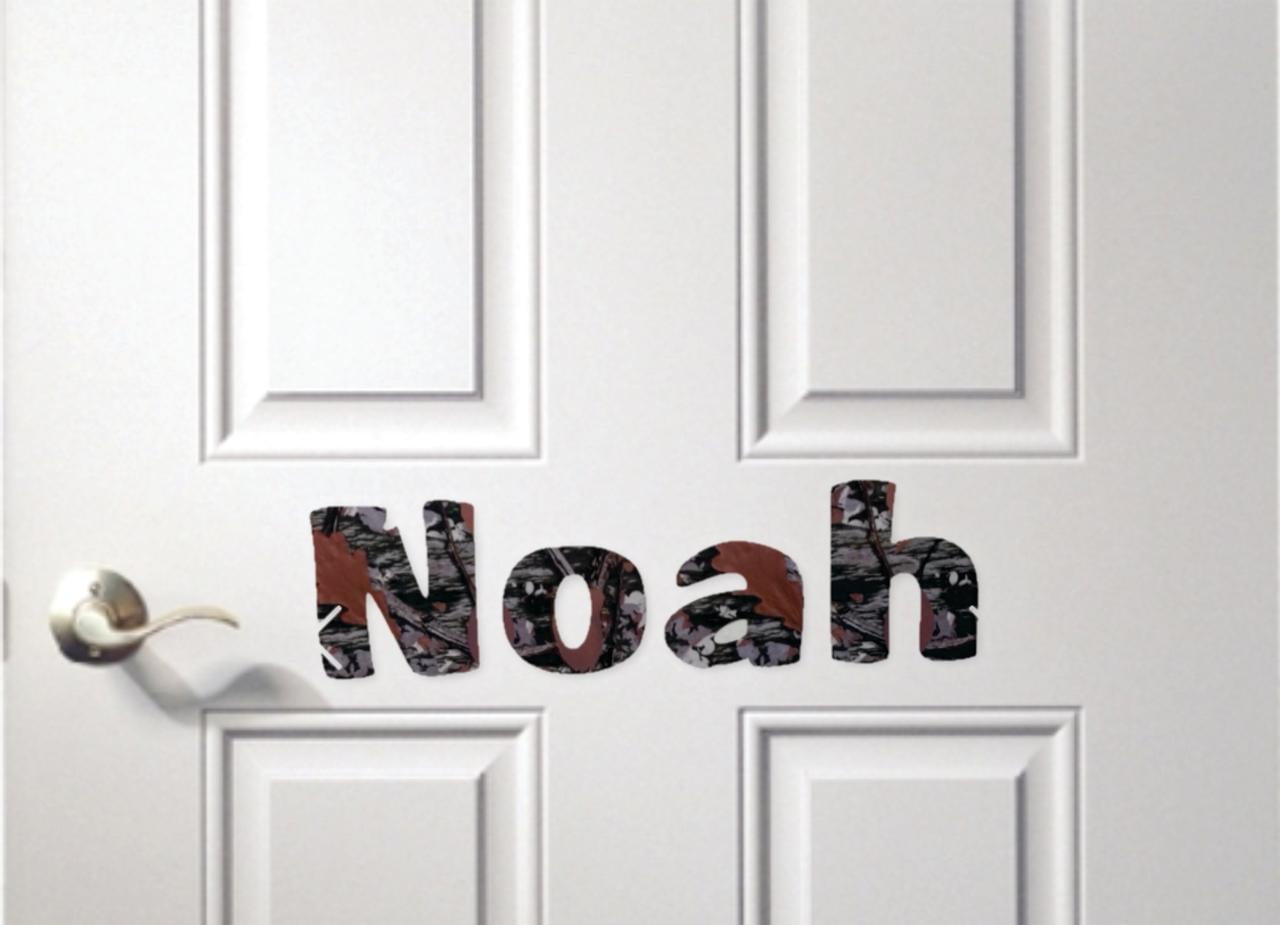 Personalized Name Vinyl Decal Sticker Custom Initial Wall Art ...