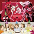 Hazbin Hote Backdrop Banner Party Supplies Poster Movie Theme ...