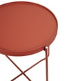 Mainstays Foldable Round Side Table, Red - Walmart.com