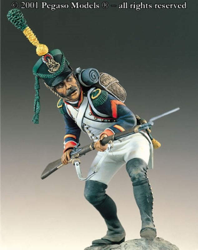 Pegaso Models 90mm Voltigeurs Sergeant France 1811 White Metal Kit #90 ...