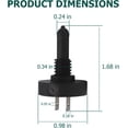 5PC M414704 Replacement Thermistors Suitable for Speed Queen, Huebsch ...