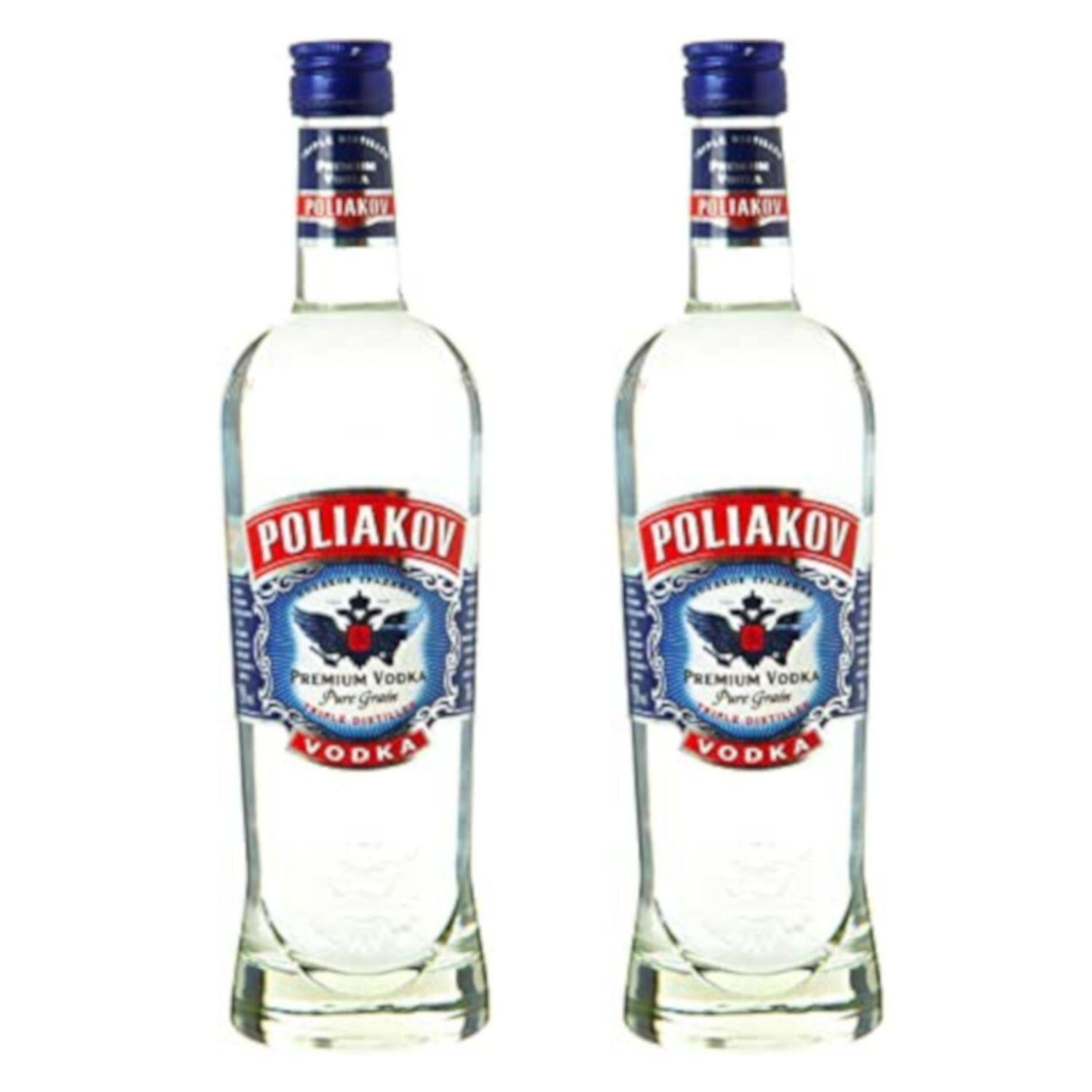 Pack de 2 Vodka Poliakov 700 ml | Walmart en línea