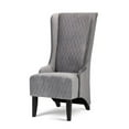 22" Wide Wing Back Chair, Modern Tufted Upholstered Accent Chair with ...