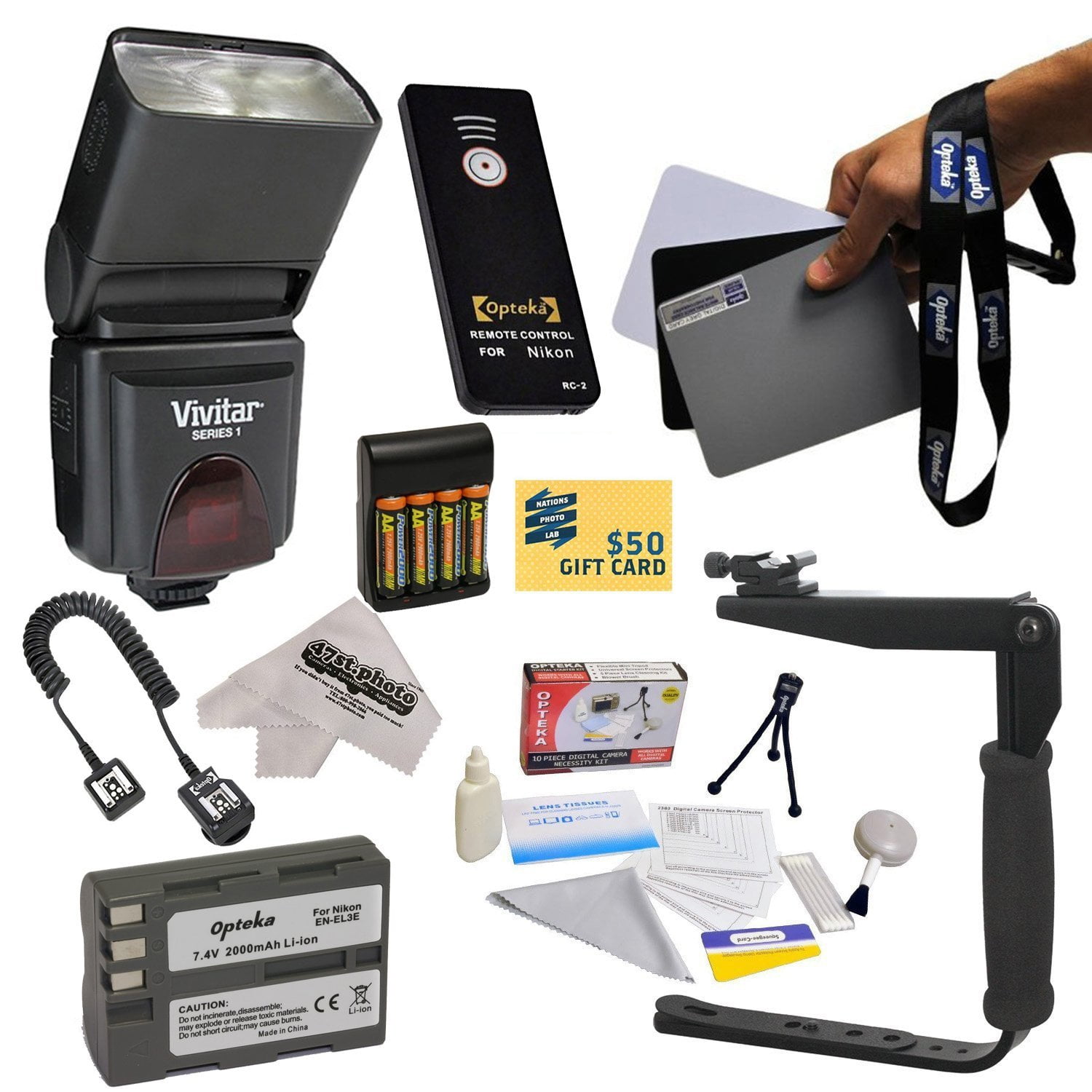 Dedicated E-TTL Speed Light Flash Kit for The Nikon D700, D300S, D300 ...