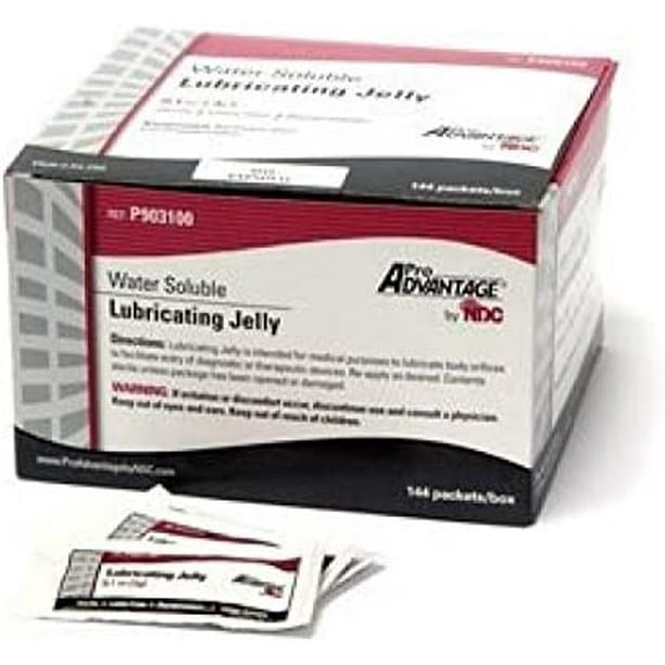 Pro Advantage P903100 Lubricating Jelly Packet 3gm Sterile (Box of 144 ...