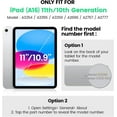 Case for iPad (A16) 11th/10th Generation 2025/2022 (11″/10.9″), Sturdy ...