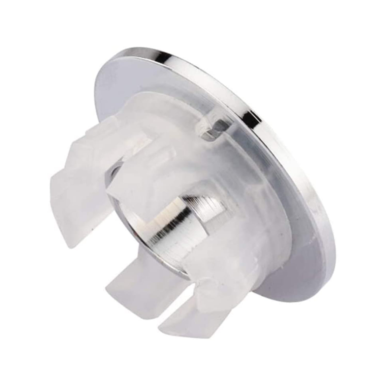 BWE Sink Basin Trim Overflow Drain Cover Brass Insert in Hole Round ...