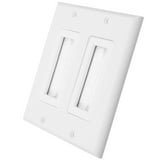 HOMEMAXS Brush Wall Plate Pass Through for Low Voltage Wires Socket ...