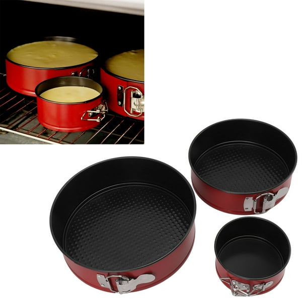 Springform Pan Set, Round Fast Heat Conduction Cake Pan Set Thick ...