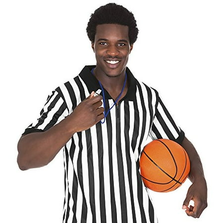 Crown Sporting Goods Men's Official Black & White Stripe Referee ...
