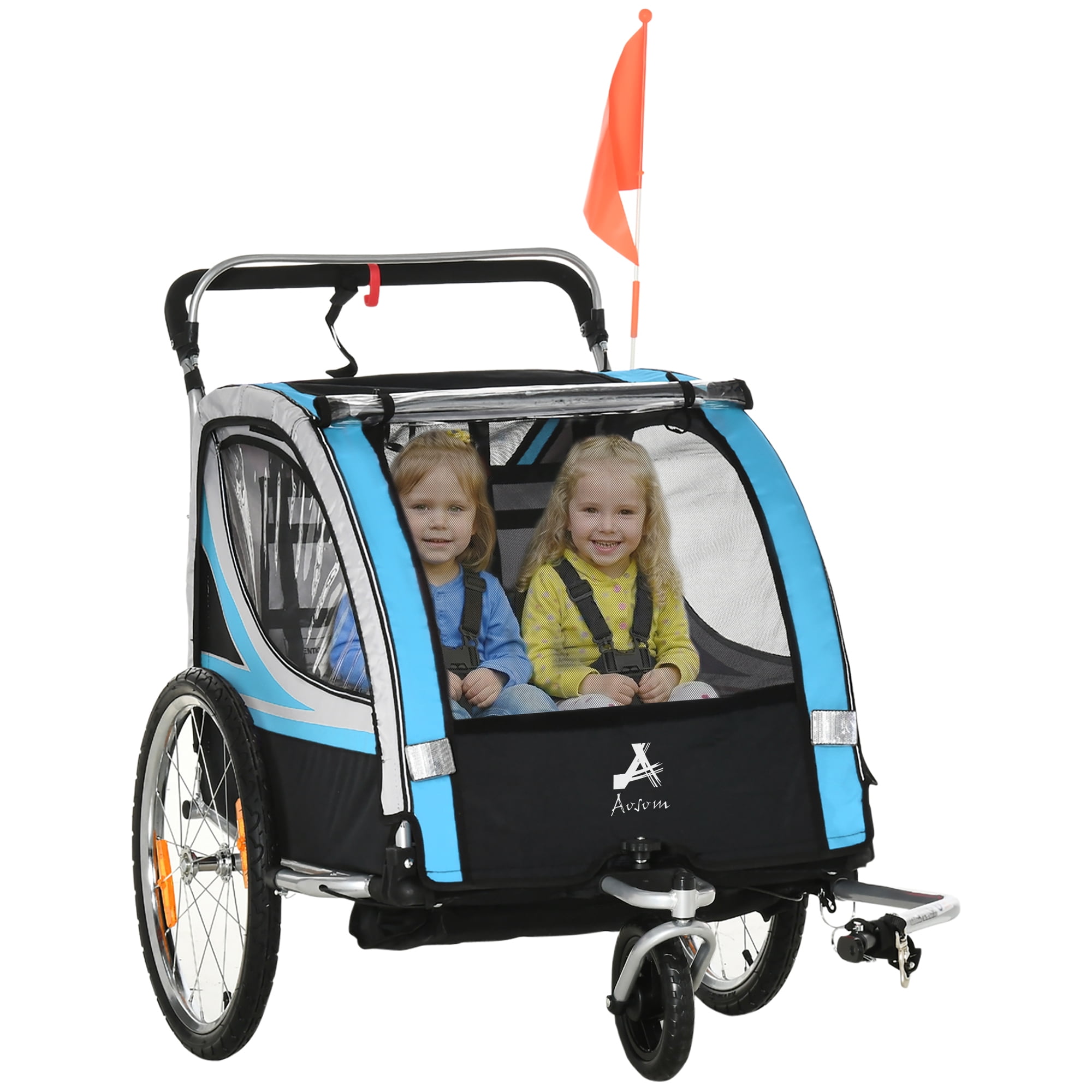 Click here for Aosom Child Bike Trailer With Storage  5 Point Har... prices
