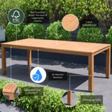 Amazonia Di Como 7-Piece, 100% FSC Certified Wood with Teak Finish ...