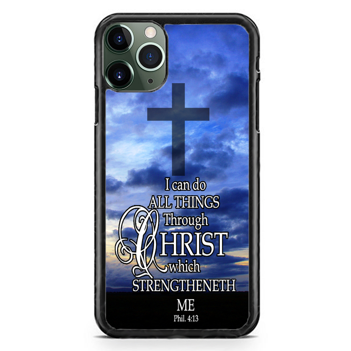 Cross Bible Cell Phone Case Christian Slim Shockproof Hard Rubber ...