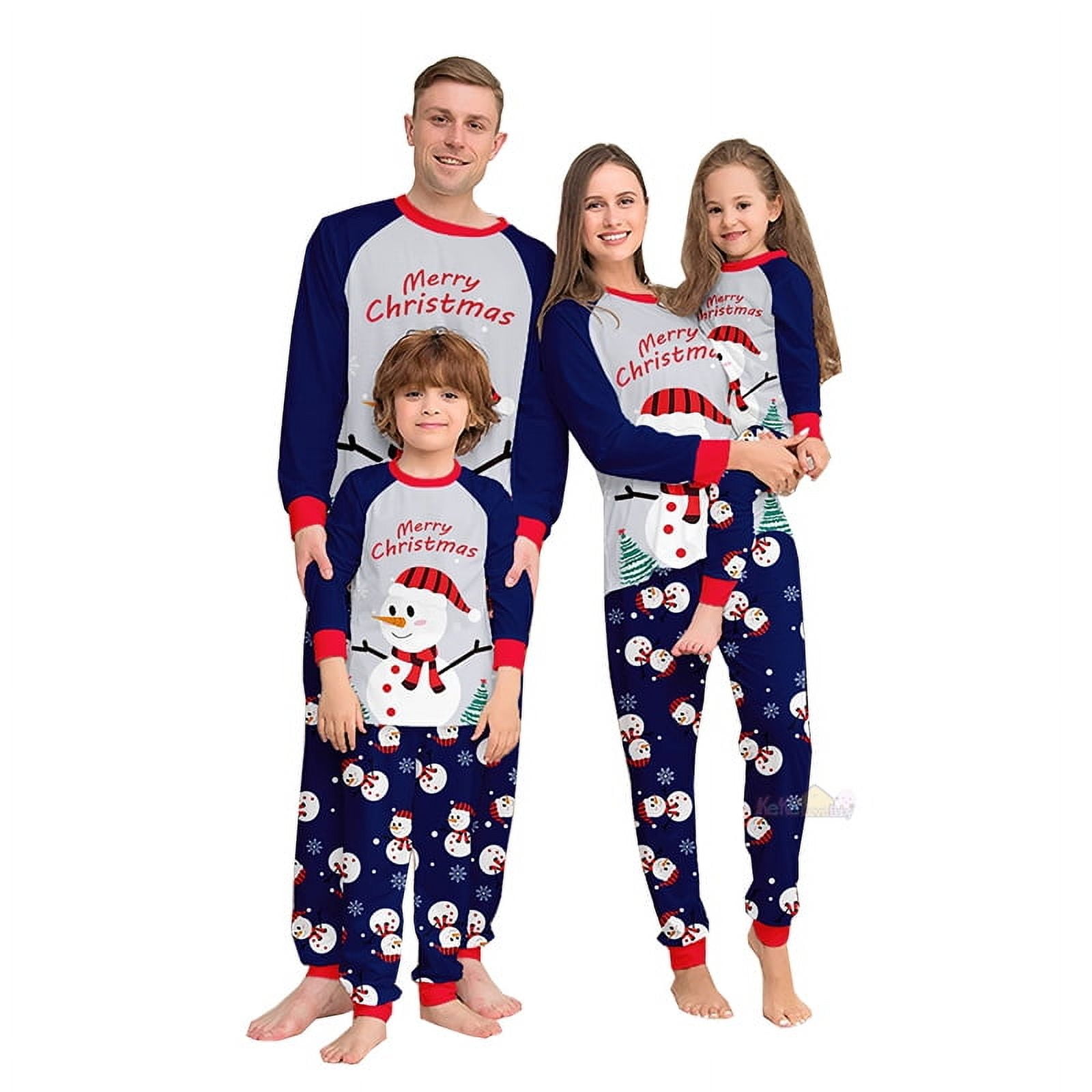 Conjunto de pijamas a juego para la familia de Navidad 2025, conjunto ...